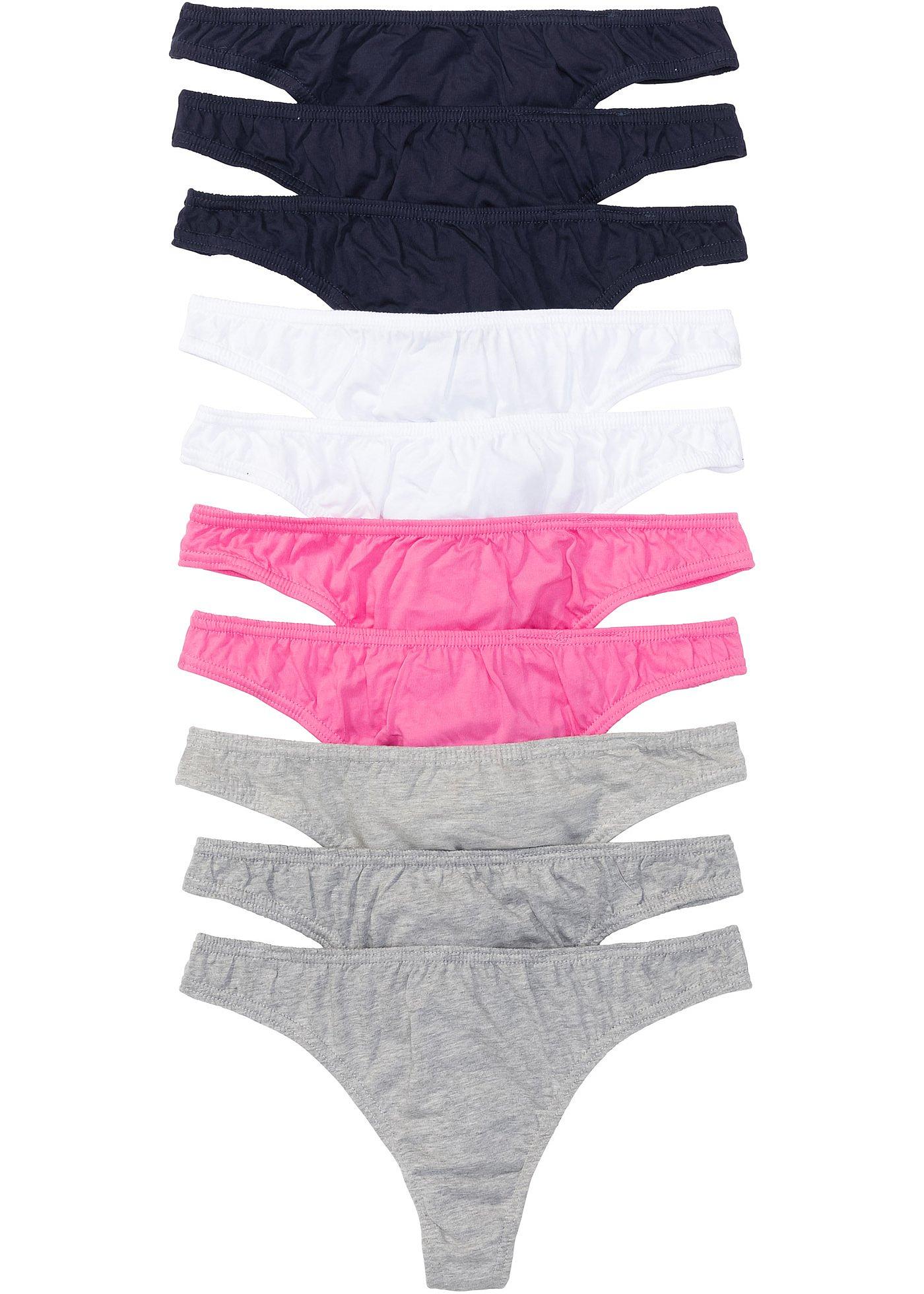 Dix strings confortables en coton avec coutures discrètes et design ...