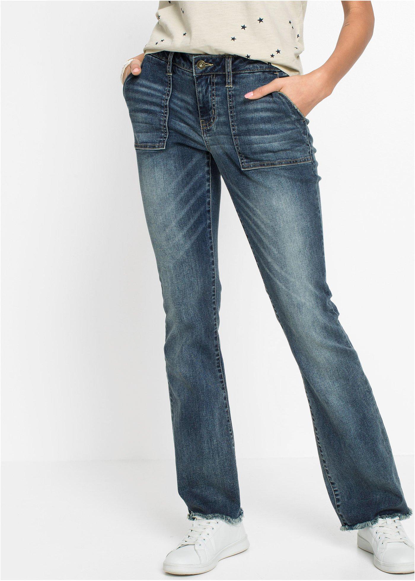 Jean Bootcut - bleu stone
