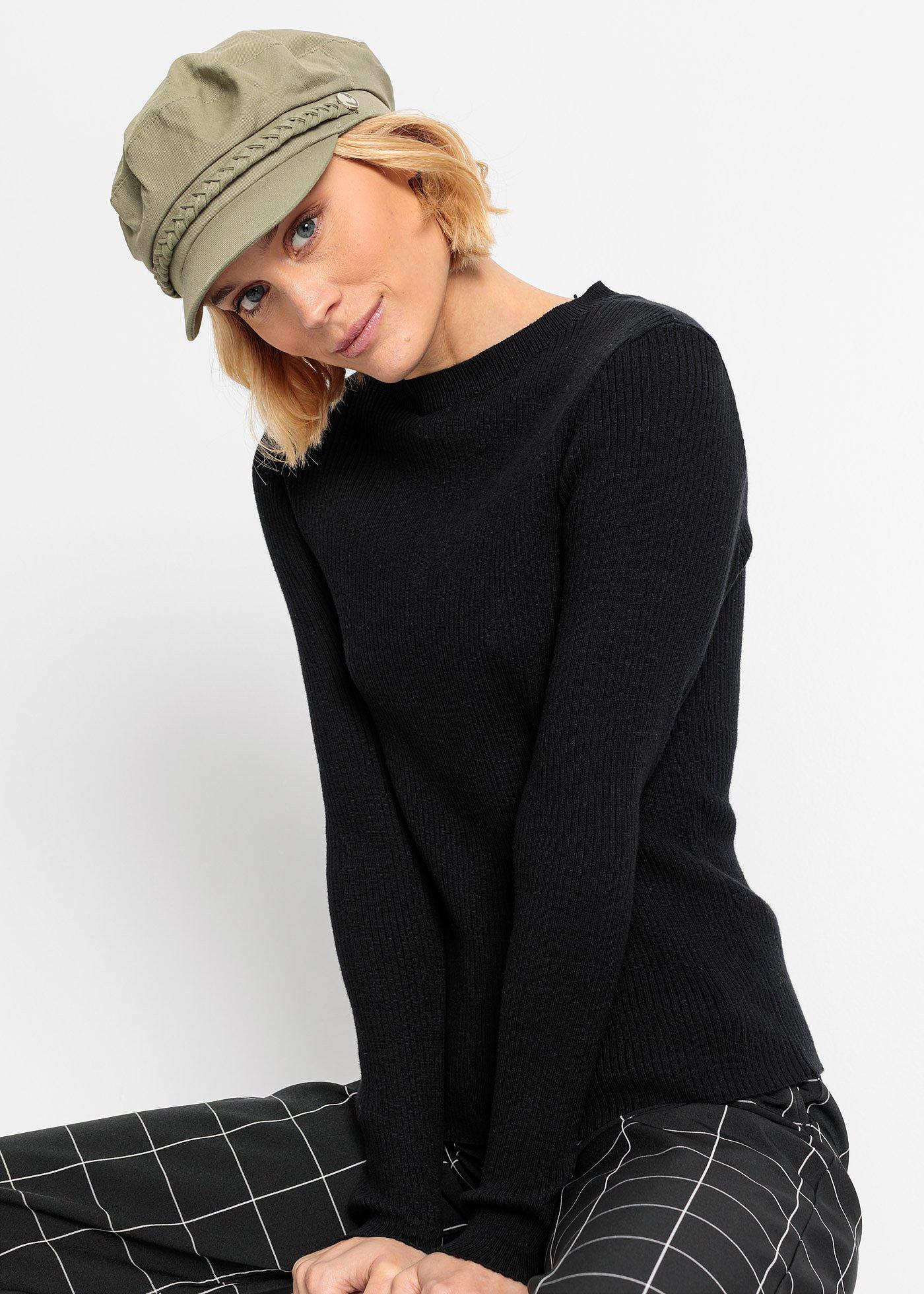 Casquette gavroche charmante au style casual - olive
