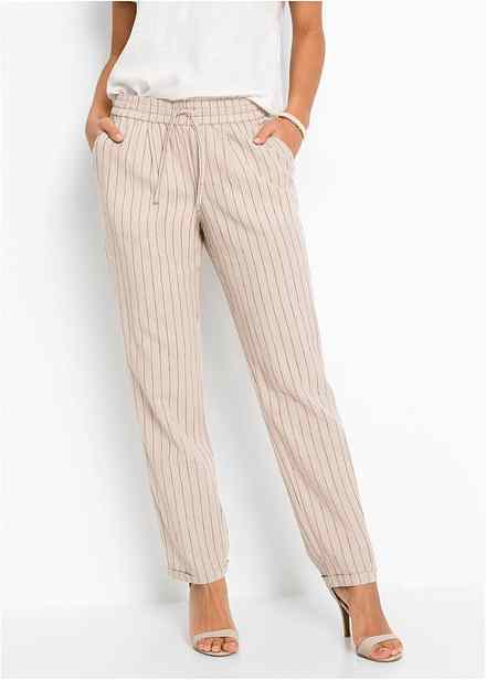Pantalon lin pour femme en ligne | bonprix