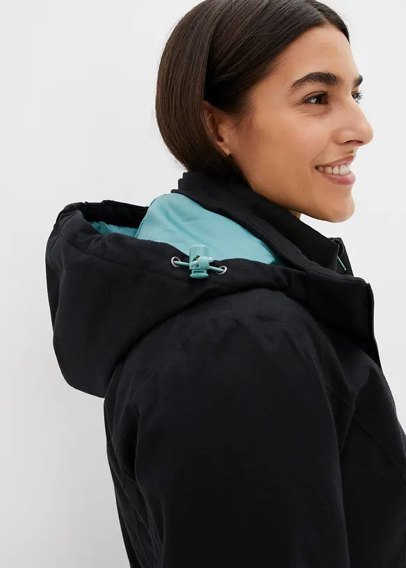 Parka imperméable et coupe-vent - noir